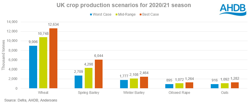 Taking a look at UK crop production 2020/21 | AHDB