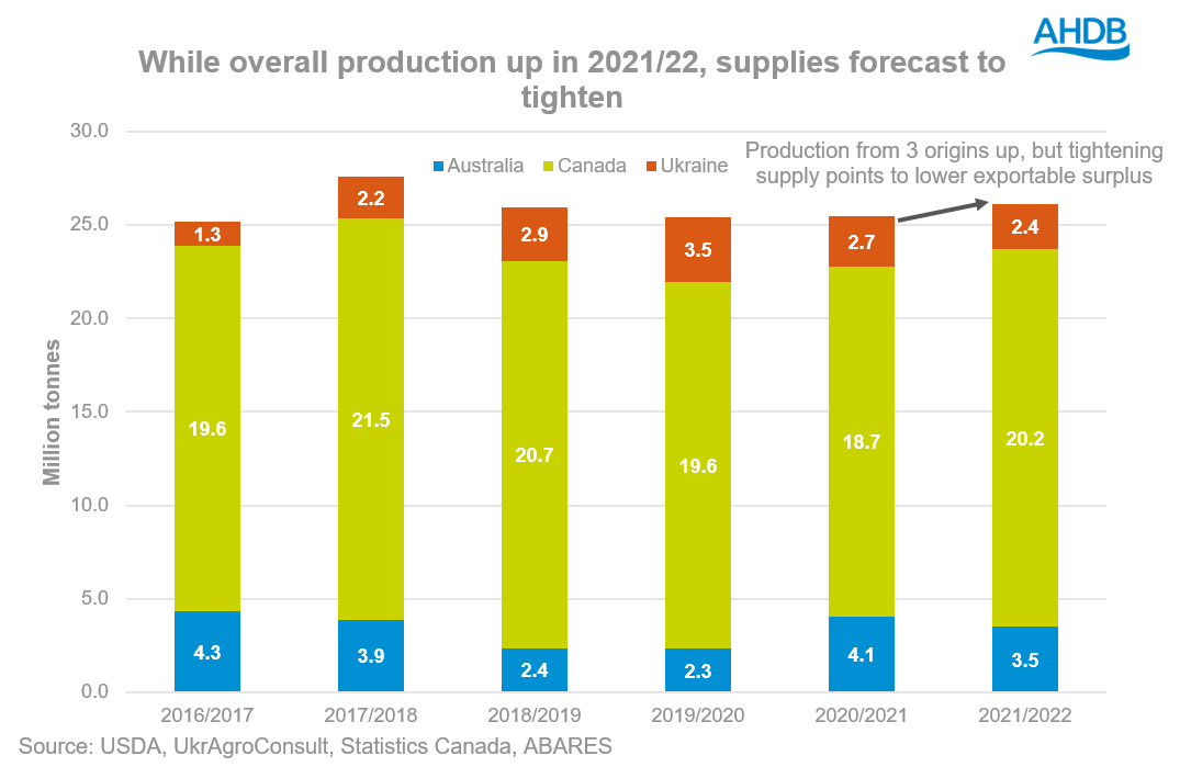 Rapeseed values to remain strong for 2021/22? Grain Market Daily | AHDB