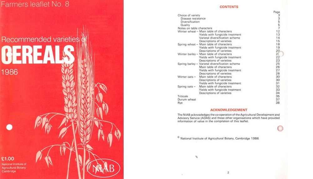 A brief history of the Recommended Lists (RL) | AHDB