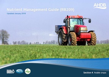 RB209 Section 4 Arable crops | AHDB
